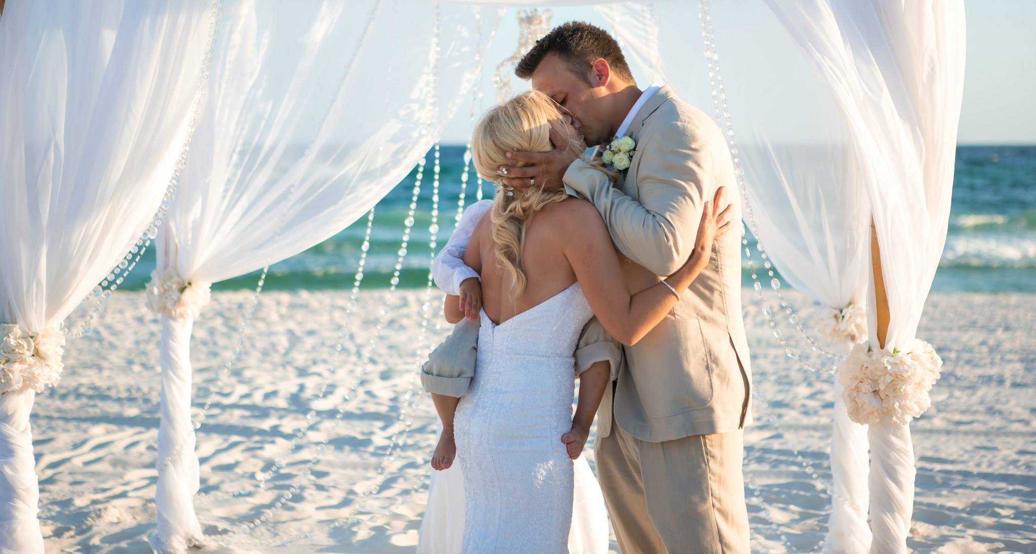 White Panama City Beach Wedding Destin Weddings In Florida